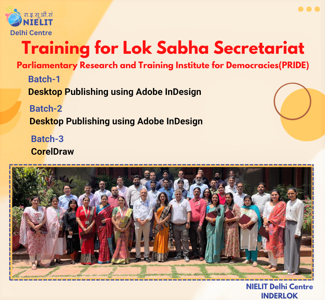 Valedictory Programme for the training programmes conducted for officials of PRIDE, Lok Sabha ...